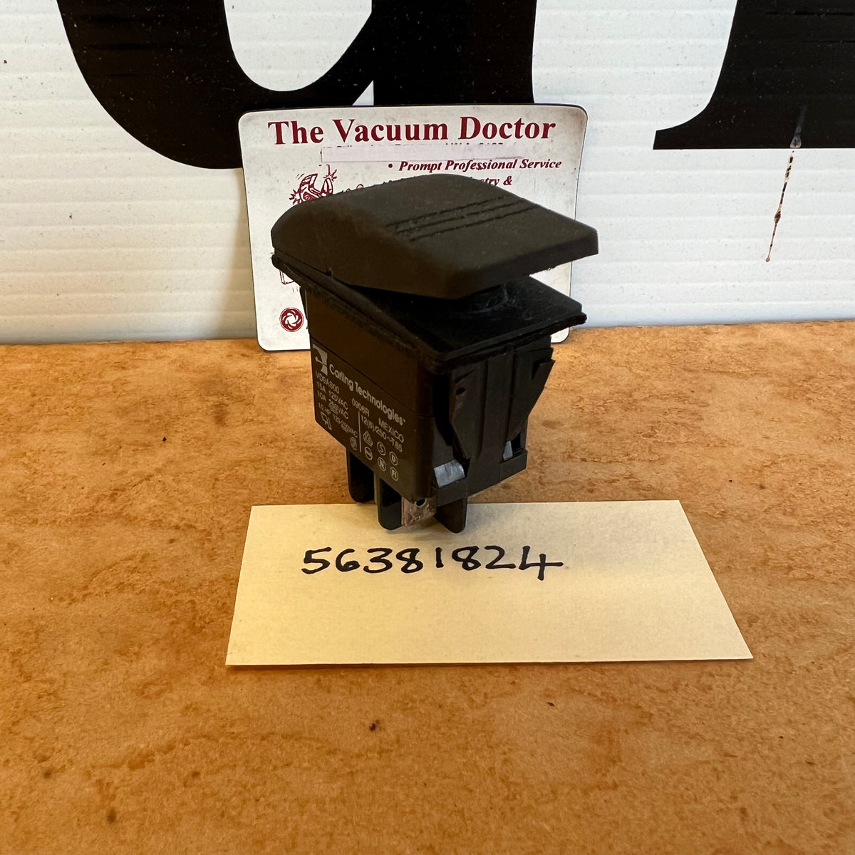 Nilfisk-Advance AX410 Carpet Extractor DPDT Control Rocker Switch — TVD ...