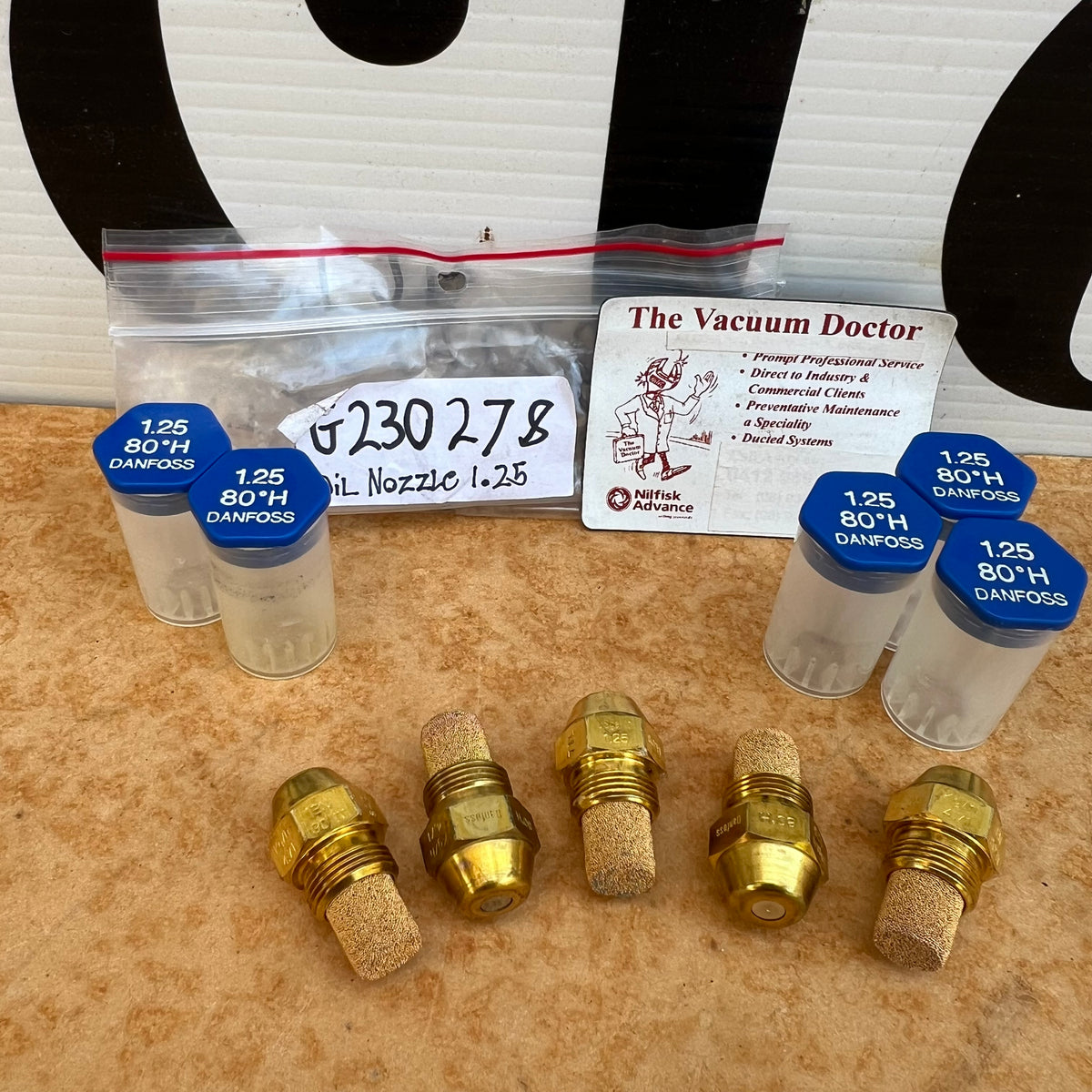 P Washer Danfoss Oil Nozzle 1.25 Gallon/Hr 80C 4Kg Oil Burner Nozzle ...