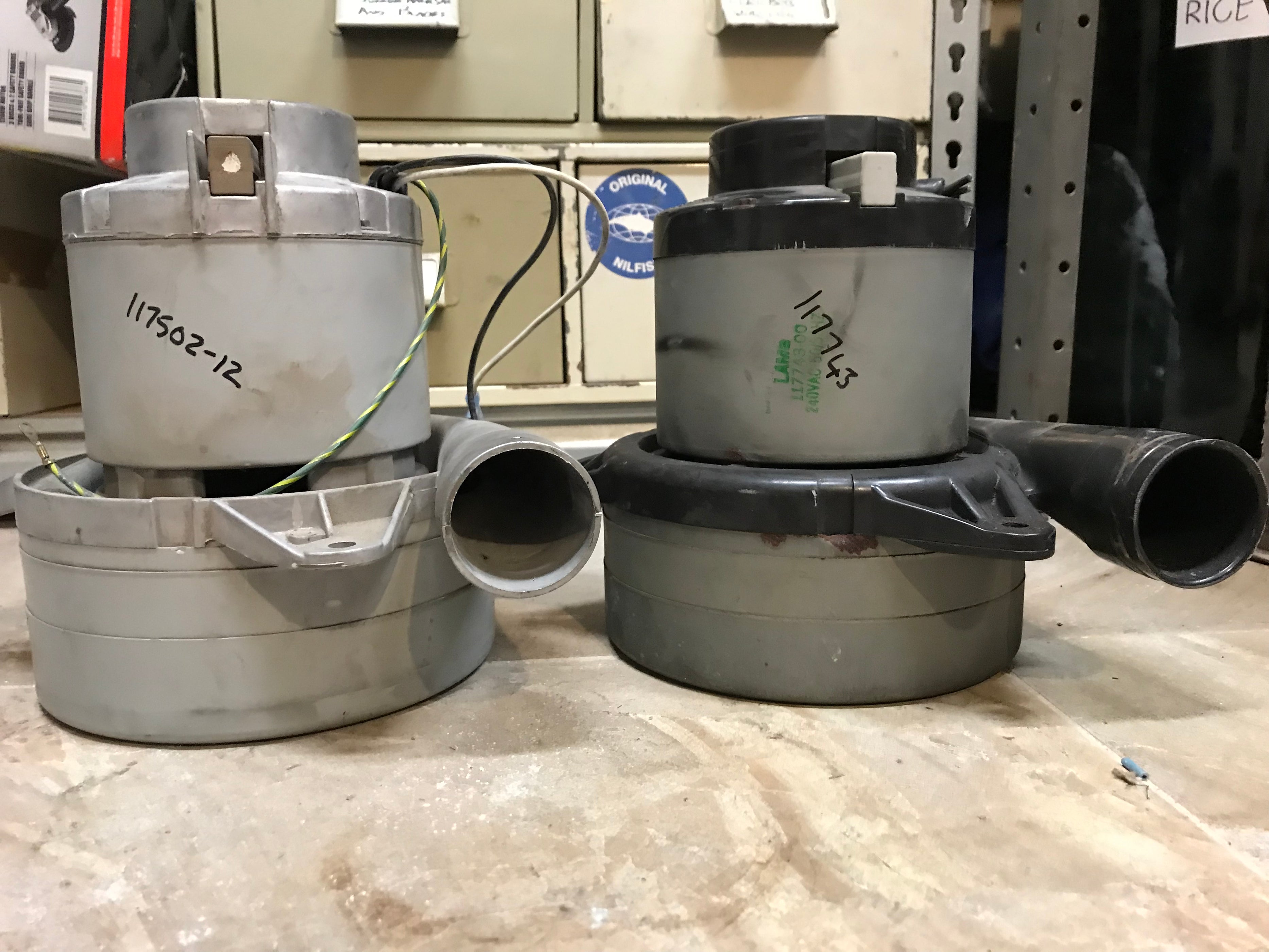 7" Tangential Lamb Vacuum Cleaner Motor Split Carbon Brush With Holder ...