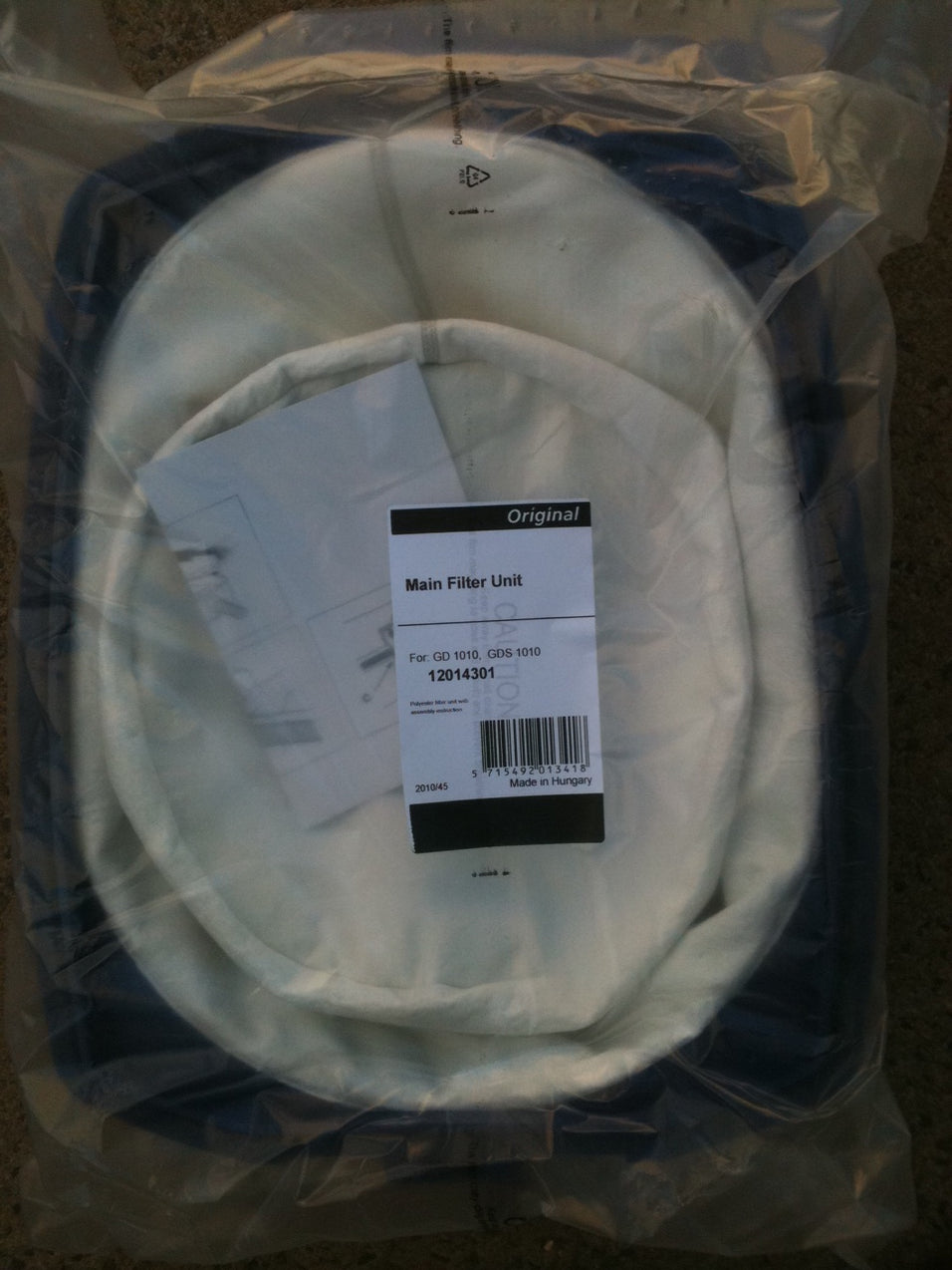 Nilfisk GD1010 Commercial Vacuum Cleaner Cotton Large Area Main Filter ...