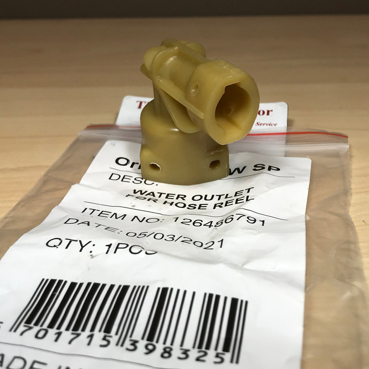 Gerni Super 130.1 Pressure Washer Cold Water Outlet Fitting To Reel ...