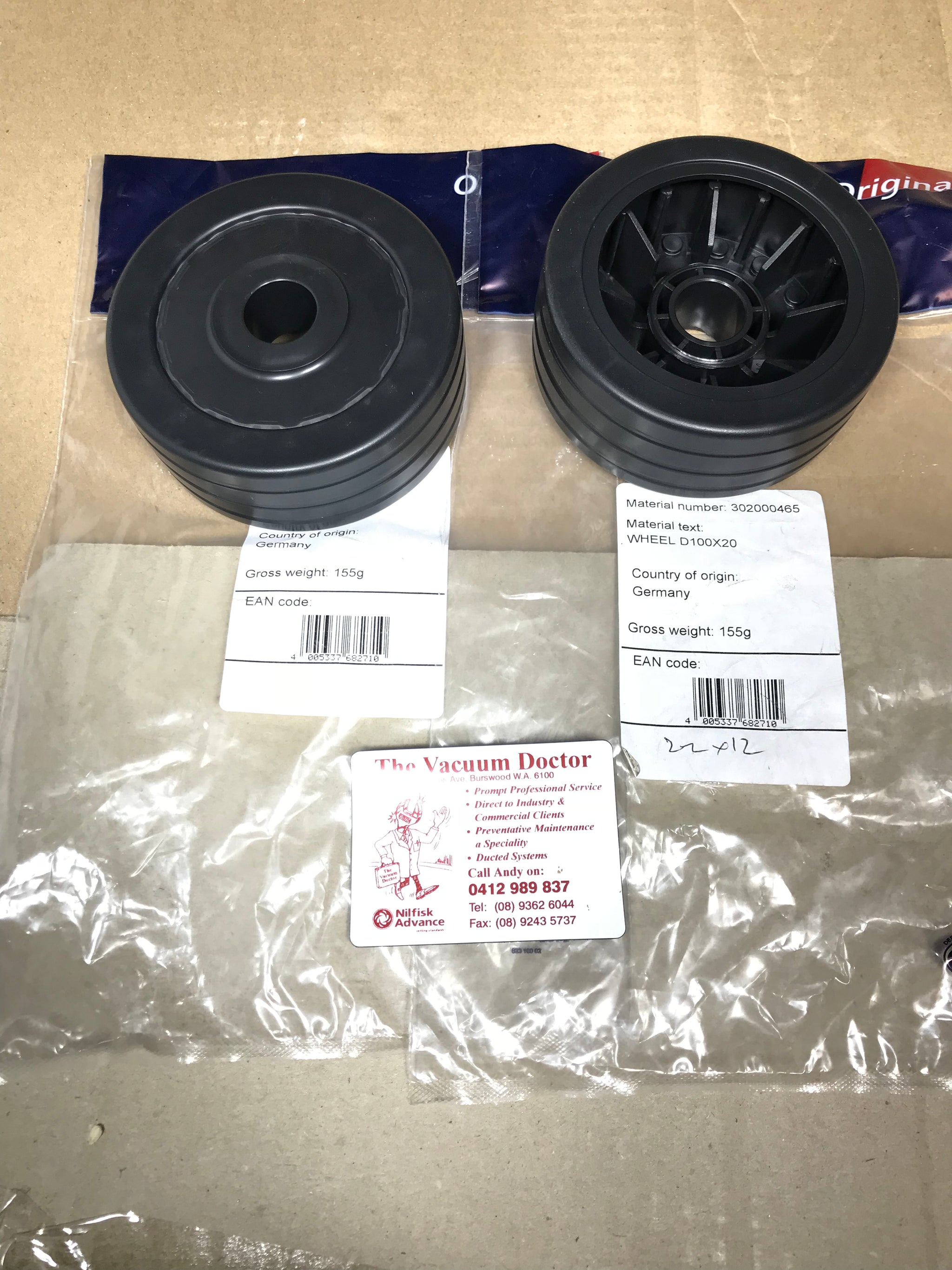 Vacuum Cleaner Wheels — TVD (The Vacuum Doctor)