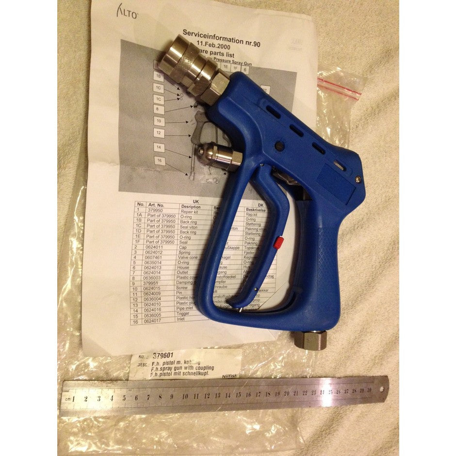 NilfiskFood Ecolab Food Industry Rated Spray Gun Pistol Grp W Coupling ...