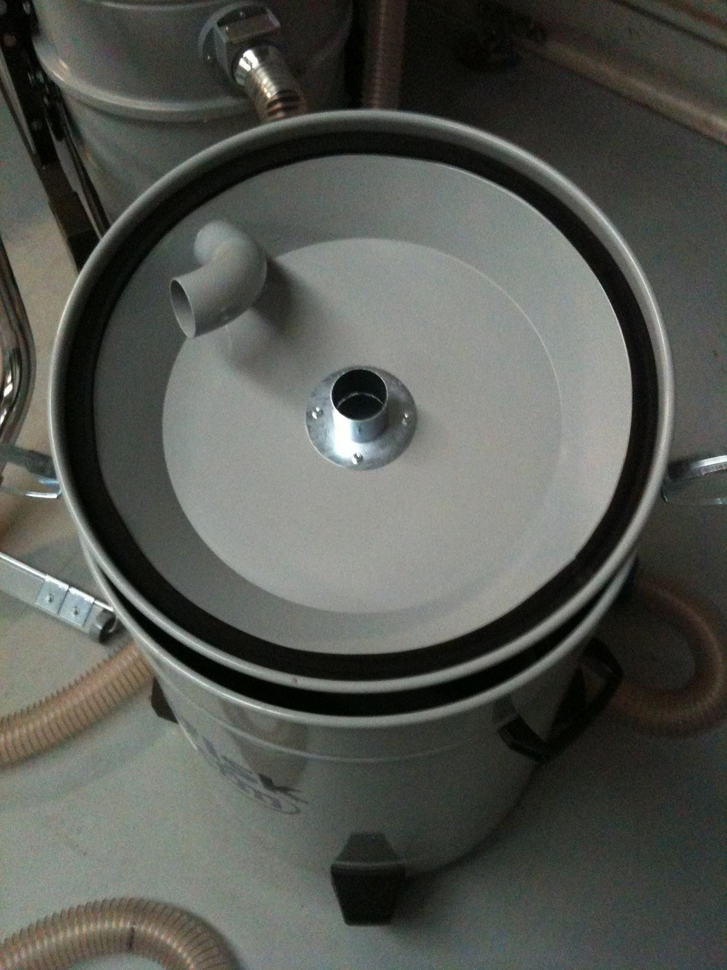 NilfiskCFM 50Litre Separator Complete With Lid On Wheels For Fine Dust ...